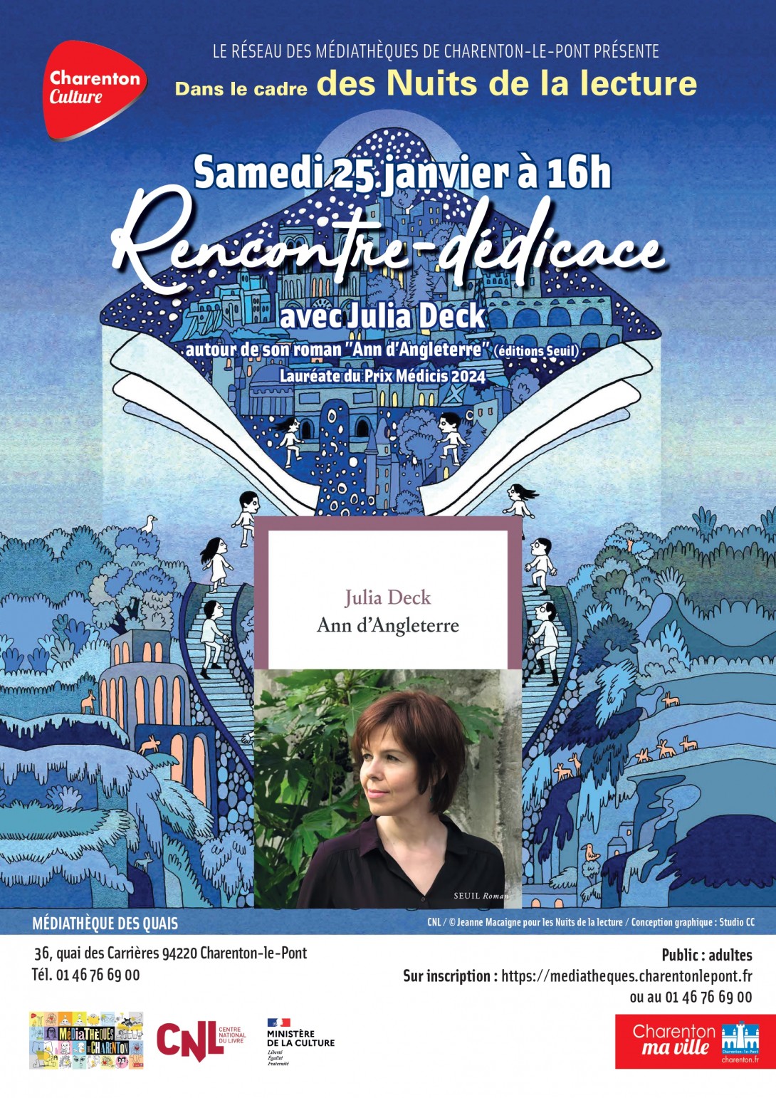 Rencontre avec Julia Deck | Les Nuits de la lecture